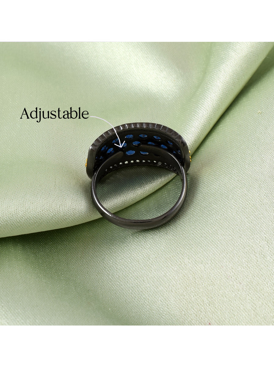 Abalone Adjustable Ring – AARAVEE