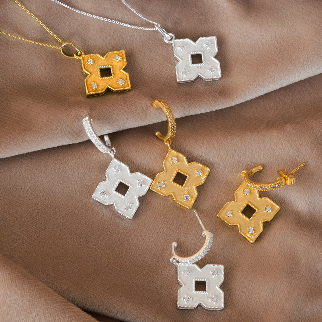 Crucera Set- 925 Sterling Silver – AARAVEE